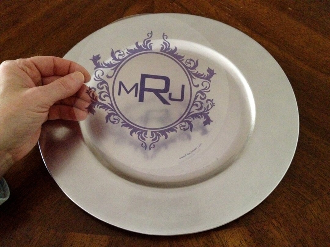 Chargerart -clear ROUND Inserts for Your Charger Plates- - Etsy