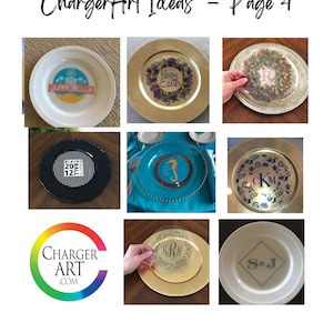 Chargerart -clear ROUND Inserts for Your Charger Plates- - Etsy