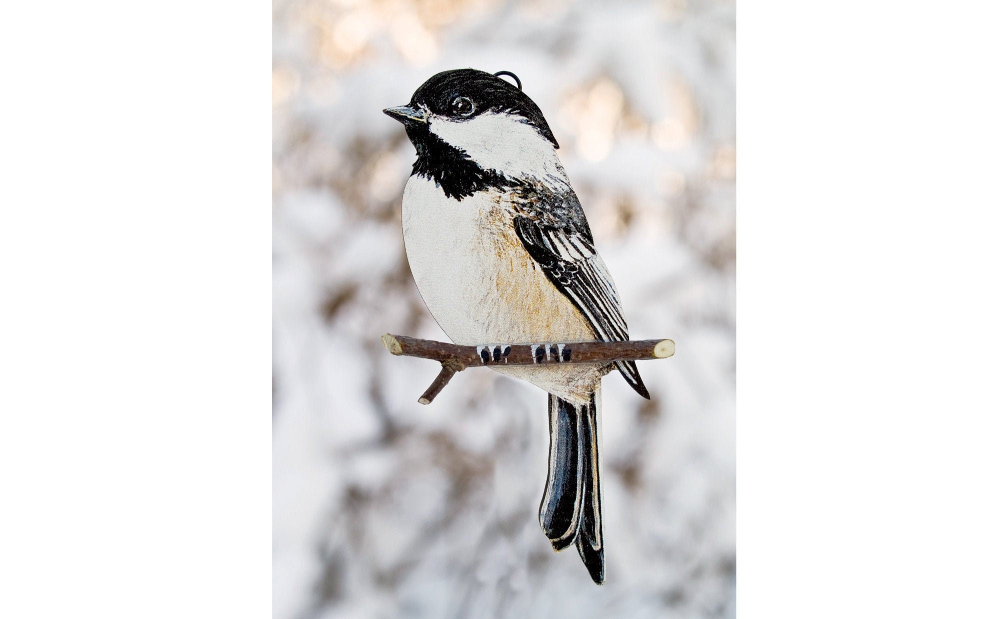 Rare CHICKADEE Bird COZY CHRISTMAS Holly Ornament ANNALEE Dolls 6 ...