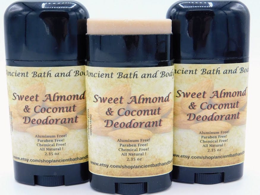 Sweet Almond & Coconut Deodorant, Natural Deodorant, Aluminum Free ...