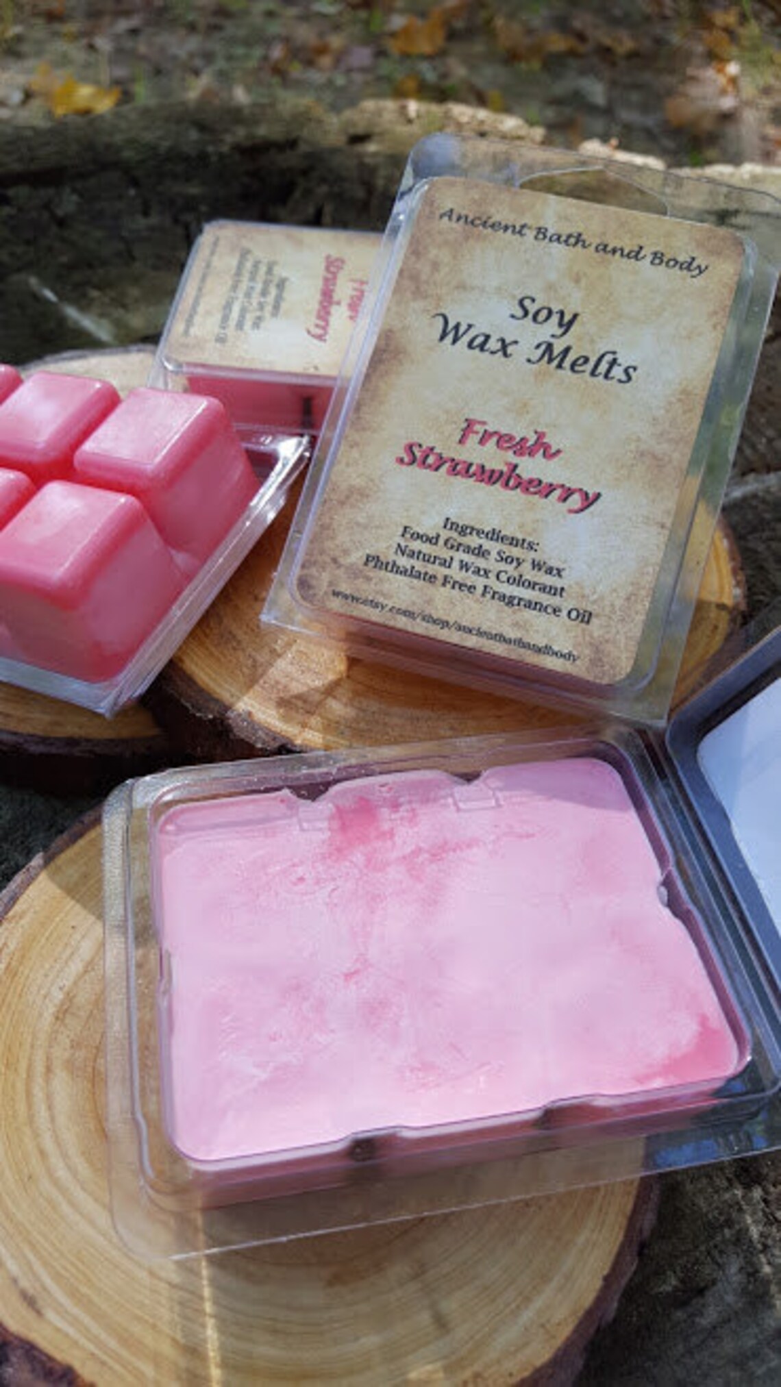 Fresh Strawberry Soy Wax Melts / Natural Soy Wax Melts | Etsy