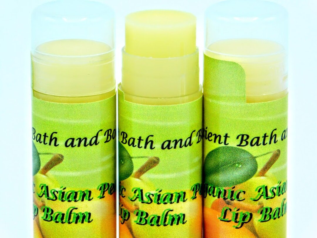 Organic Asian Pear Lip Balm by Ancient Bath and Body - Etsy