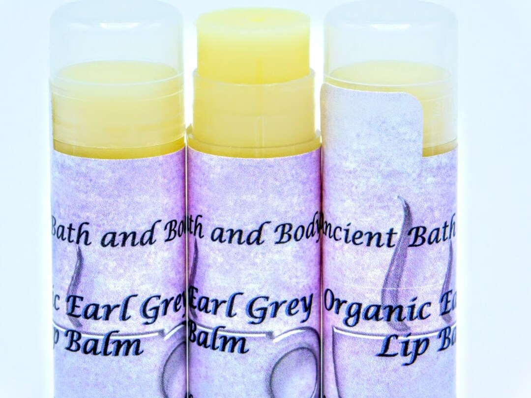 Organic Earl Grey Lip Balm by Ancient Bath and Body - Etsy