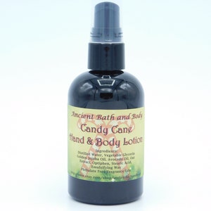 Candy Cane Lotion, Peppermint Lotion, Chrismtas Lotion, Christmas Gift ...