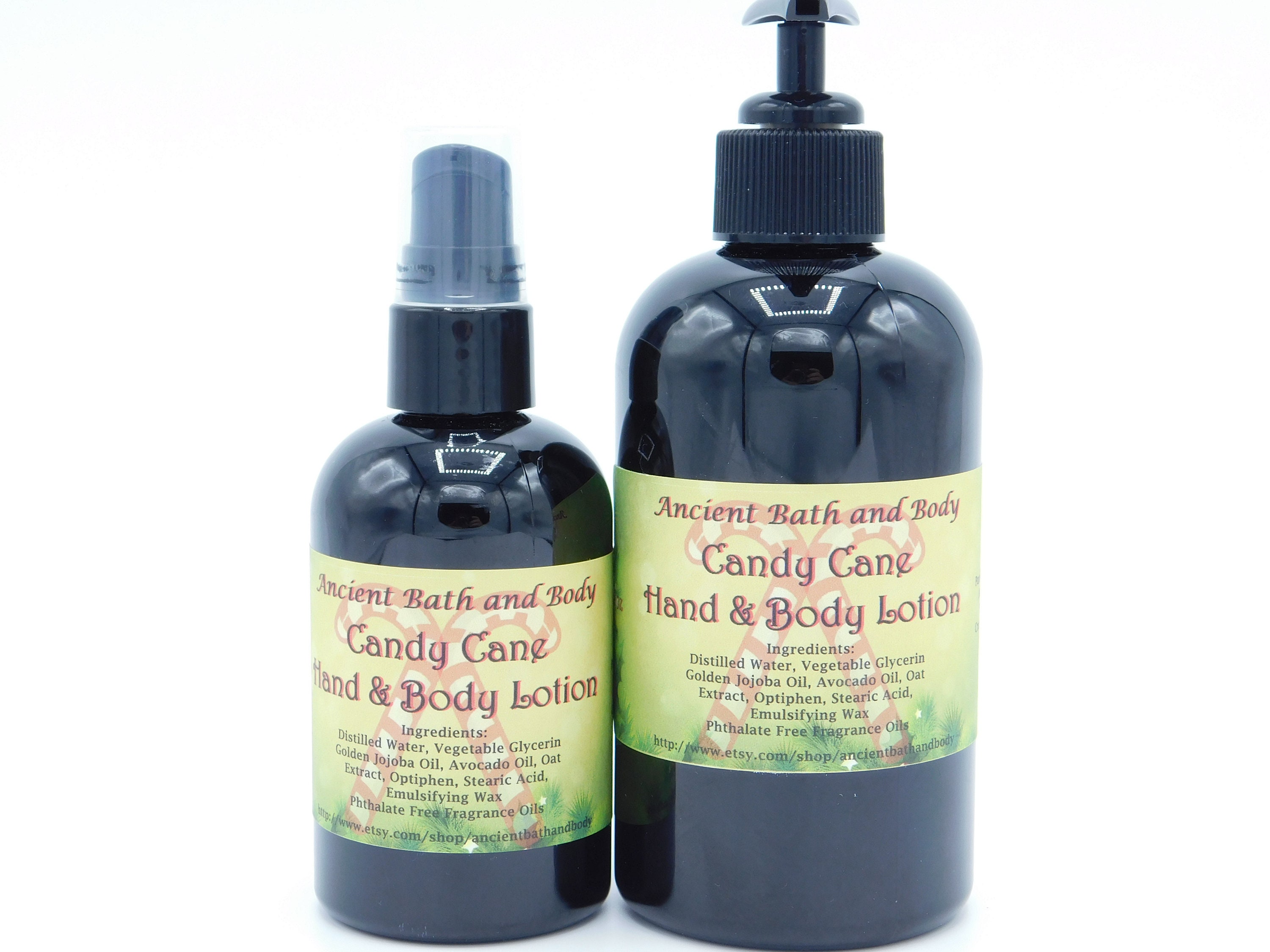 Candy Cane Lotion Peppermint Lotion Chrismtas Lotion | Etsy