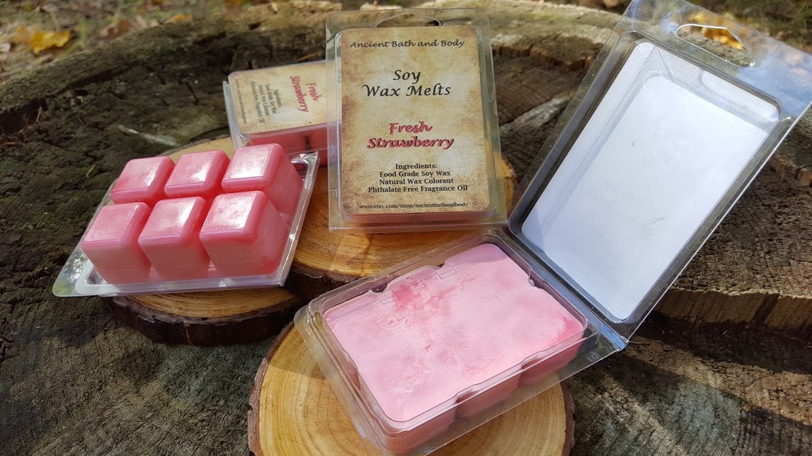 Fresh Strawberry Soy Wax Melts / Natural Soy Wax Melts | Etsy