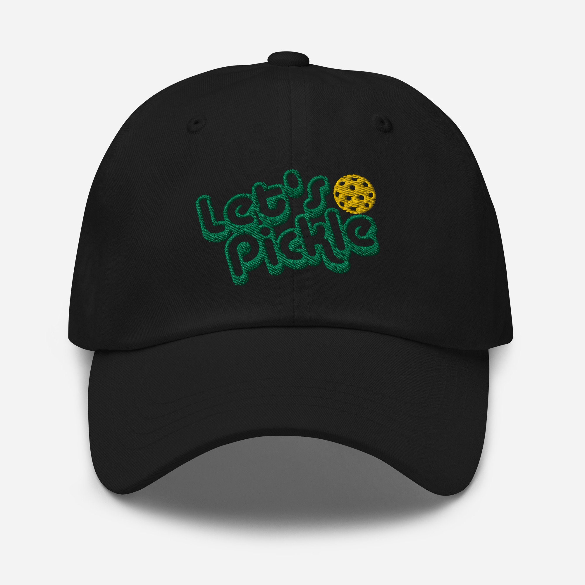 Lets Pickle Funny Pickleball Team Group Hat, Retro Pickleballer Summer ...