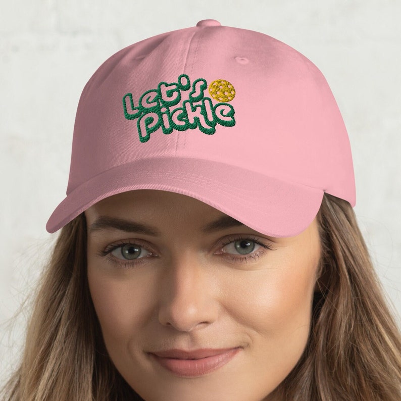 Lets Pickle Funny Pickleball Team Group Hat, Retro Pickleballer Summer ...