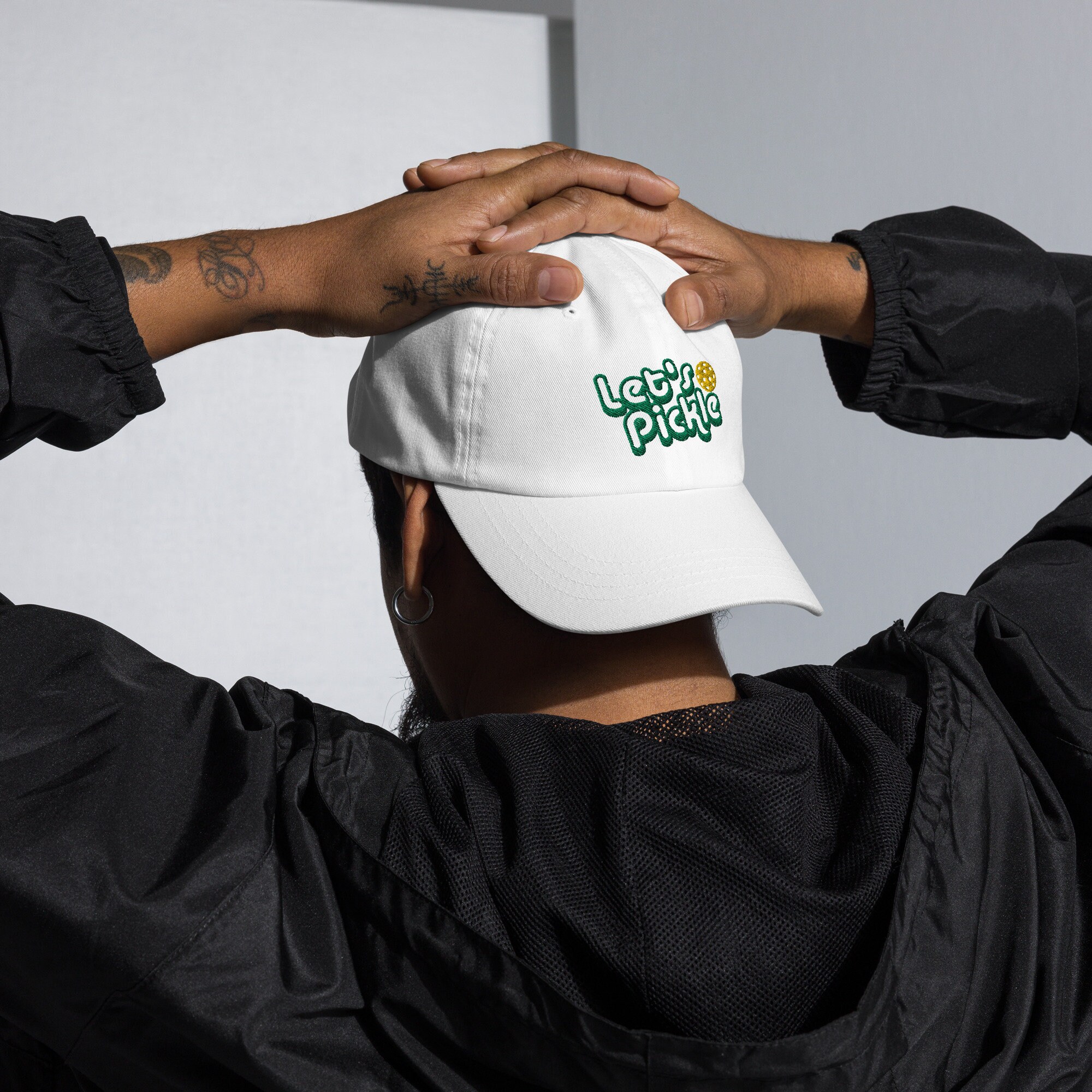 Lets Pickle Funny Pickleball Team Group Hat, Retro Pickleballer Summer ...