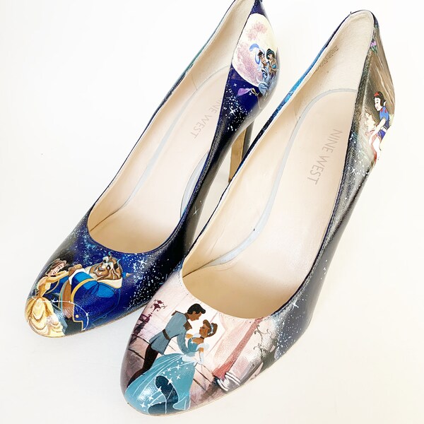 Painted High Heels - Etsy