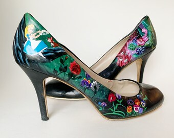 Alice in Wonderland High Heels - Etsy
