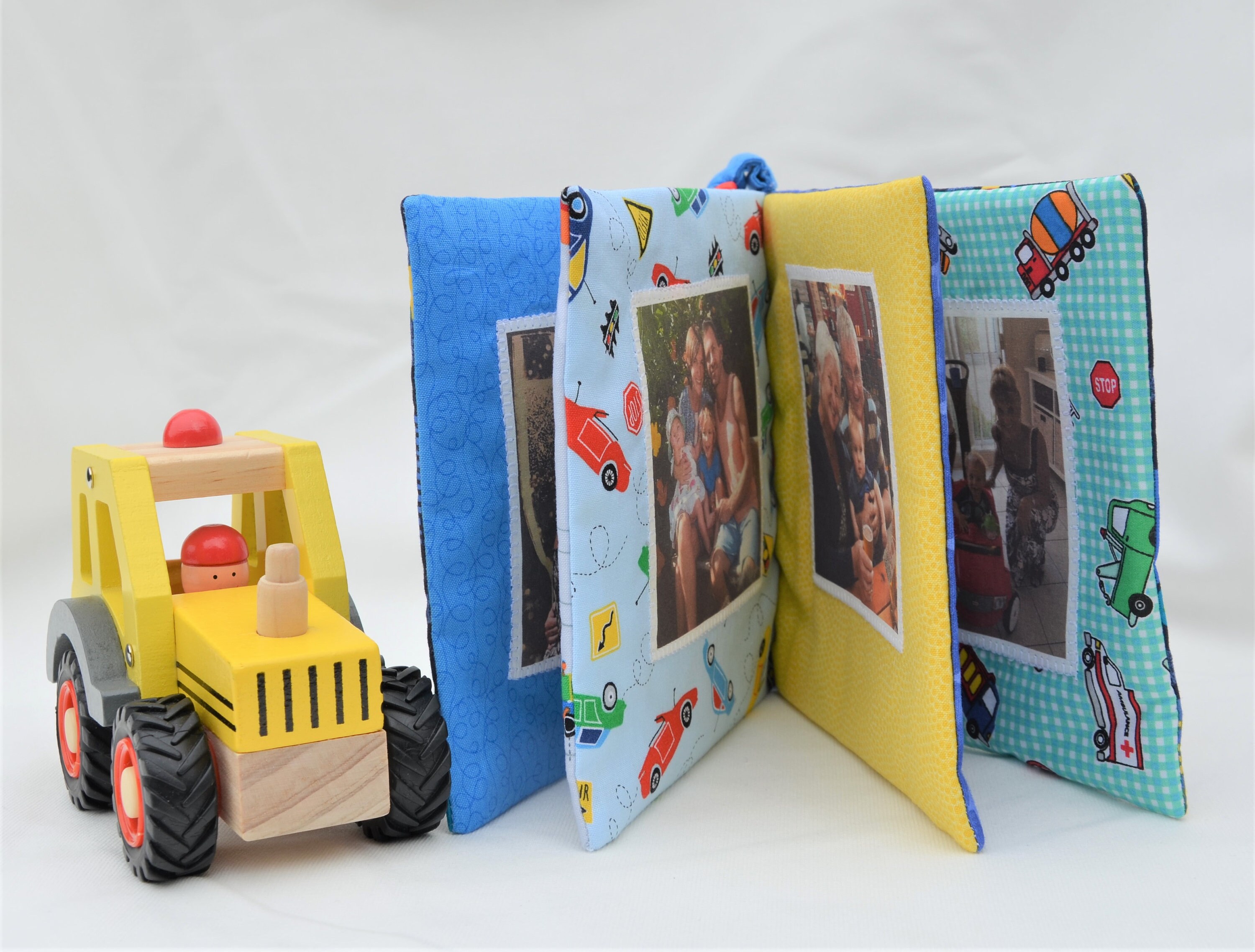 Cars and Trucks Cuddle Book Soft Photo Album Handmade in - Etsy