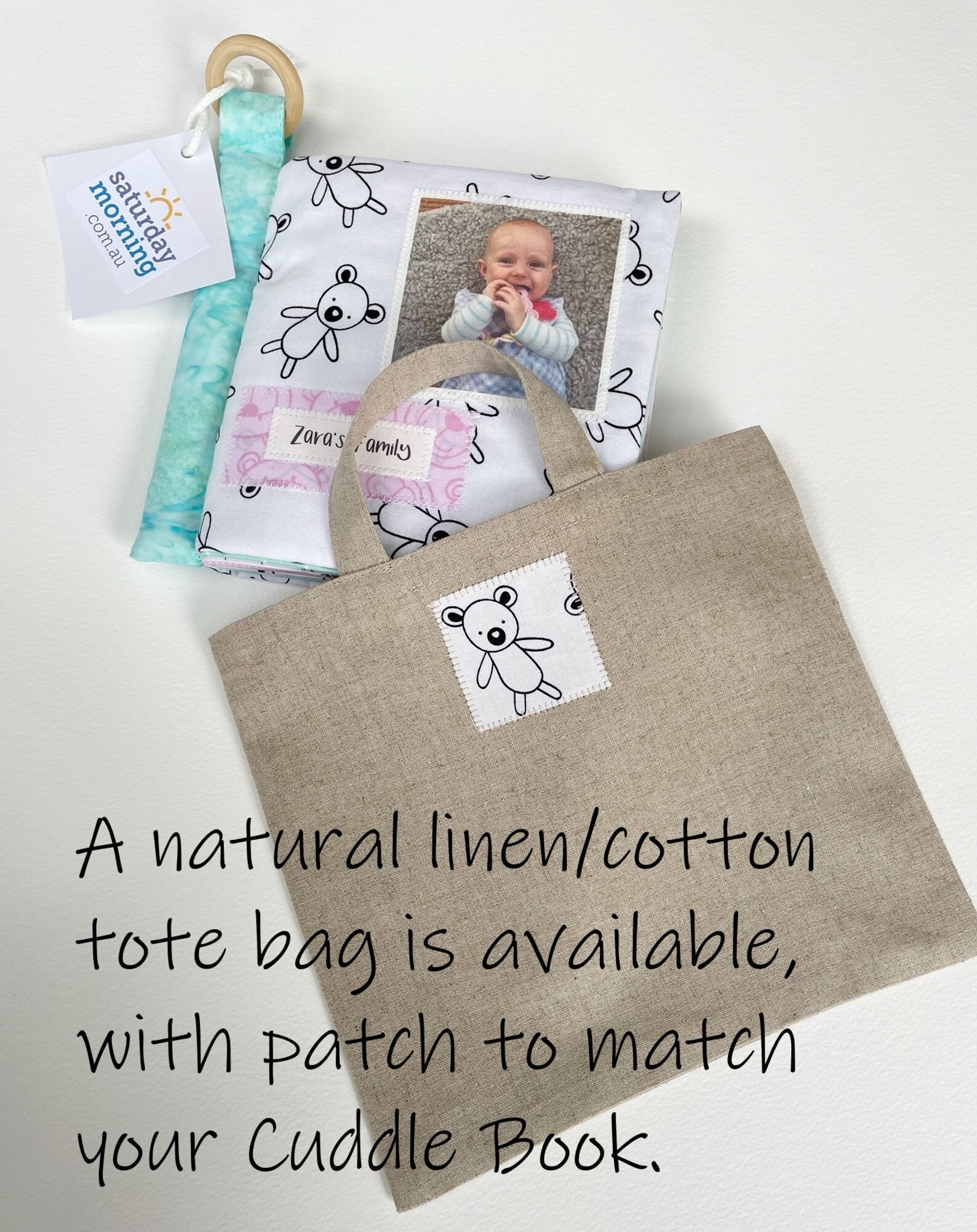 Pastels Cuddle Book Beautiful Soft Cloth Baby Photo Book for - Etsy