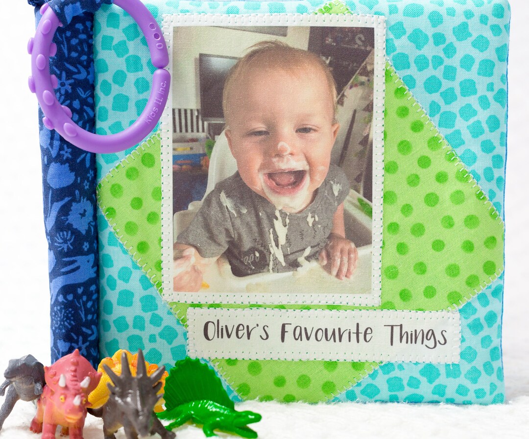 Bright Cuddle Book Personalised Photo Book, Safe for Babies - Etsy