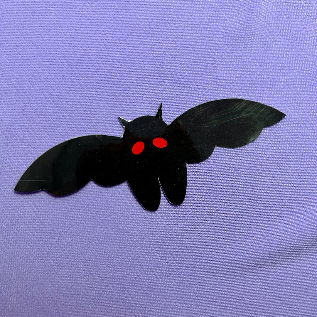 2” Mothman Glossy Waterproof Sticker // Stickers for Laptop // Mothman ...