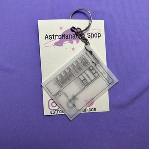 D&D Character Sheet 4” Keychain for Bags, Backpacks, and Shoes ...