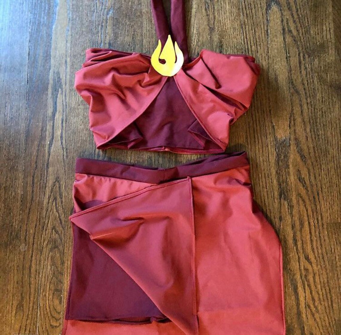 Azula Beach Costume // Ember Island Azula Cosplay Costume // | Etsy