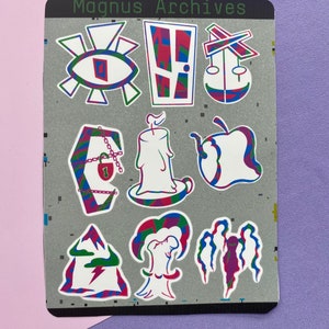 The Magnus Archives Fear Entity Inspired 5x7” Vinyl Waterproof Sticker ...