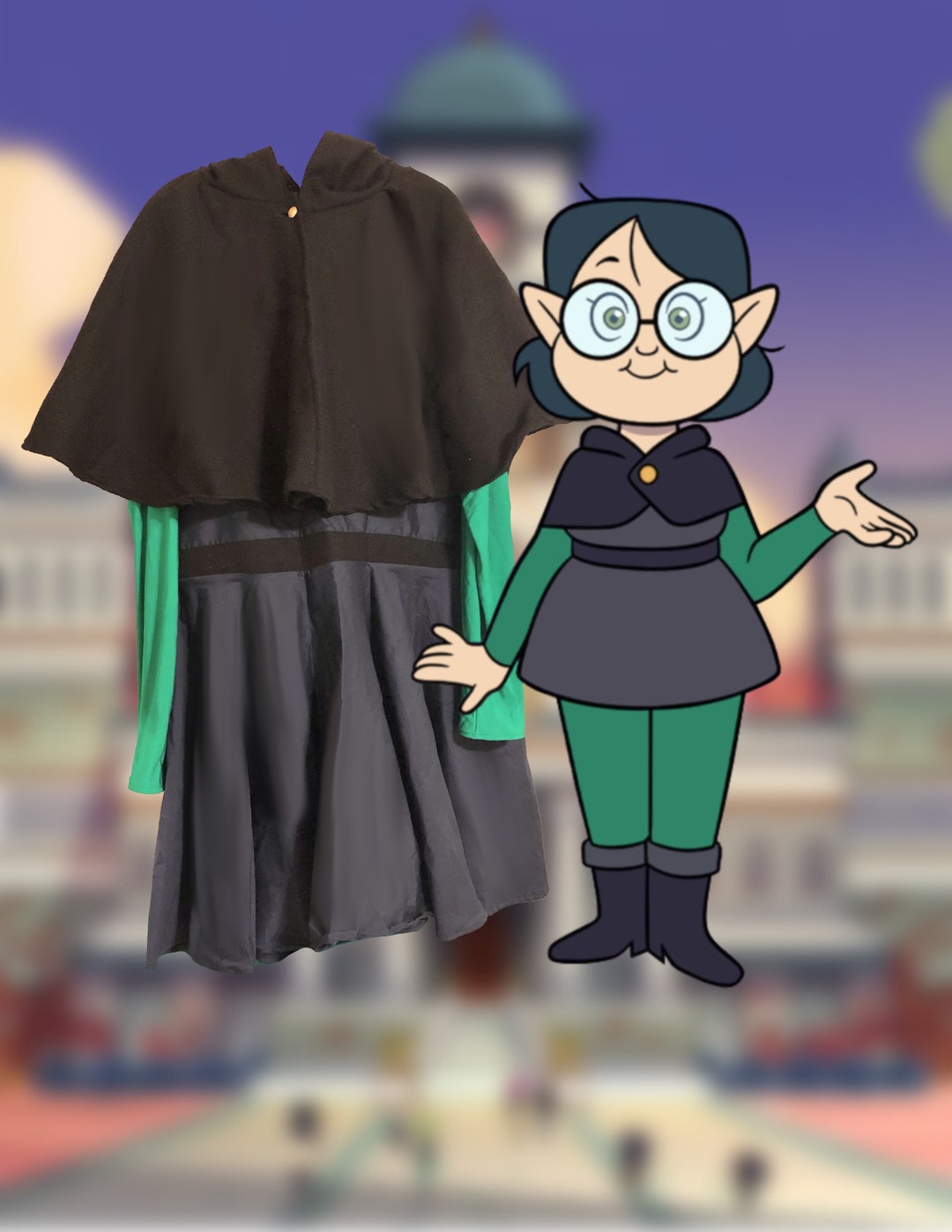 Willow Cosplay Costume From Owl House // Hexside School Uniform From ...