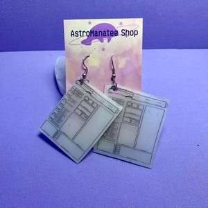 D&D Character Sheet 3.5 Earring // Dungeons and Dragons // Ttrpg Dice ...