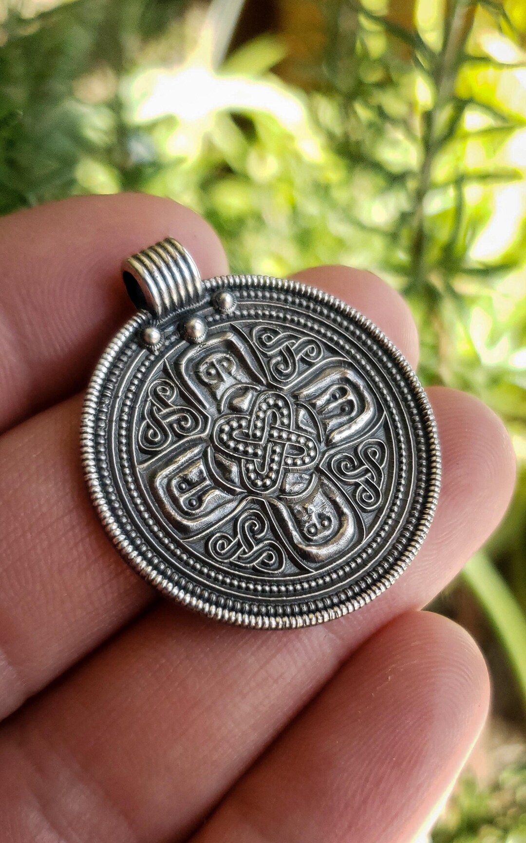 7th Century Anglo Saxon Disc Pendant Bracteate Replica - Etsy