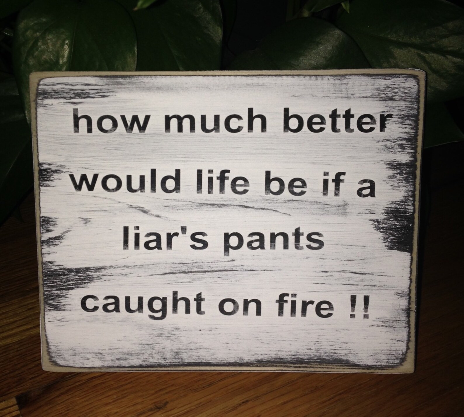 Liar Liar Pants on FIRE Great sign for your office your | Etsy
