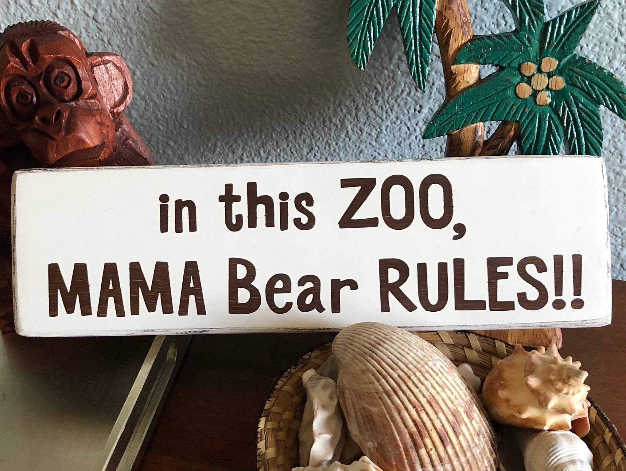 In This ZOO, MAMA Bear RULES! Mom Rules Signs, Just a Cute Gift for ...