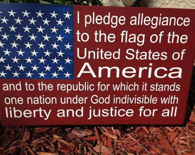 I Pledge Allegiance to the Flag of the United States of America STARS ...