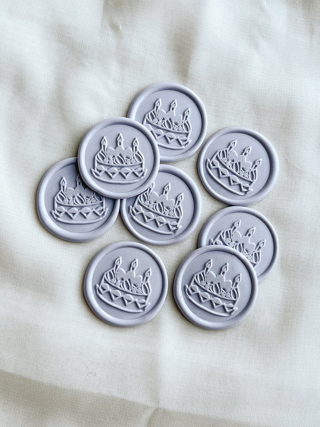 Set of 9 Birthday Cake Wax Seals, Stickers, Self-adhesive, DIY Wax Seal ...