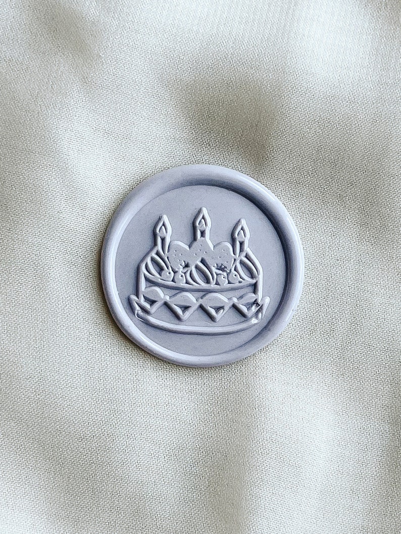 Set of 9 Birthday Cake Wax Seals Stickers Self-adhesive DIY - Etsy