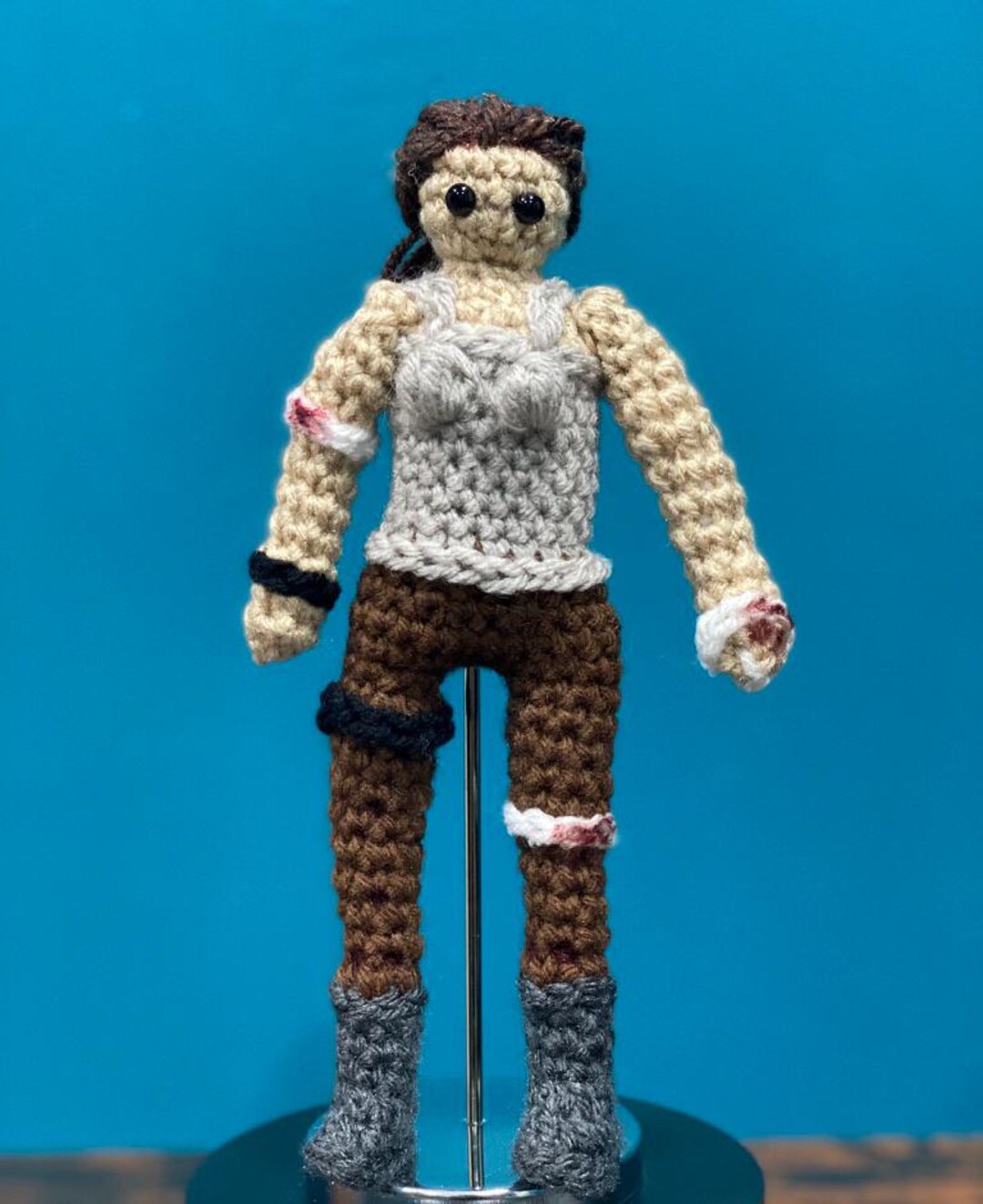 Tomb Explorer Crochet Handmade Action Figure Amigurumi - FREE SHIPPING ...