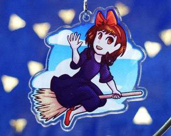 Jiji Studio Ghibli Inspired Phone Charm Kiki's Delivery Service - Etsy