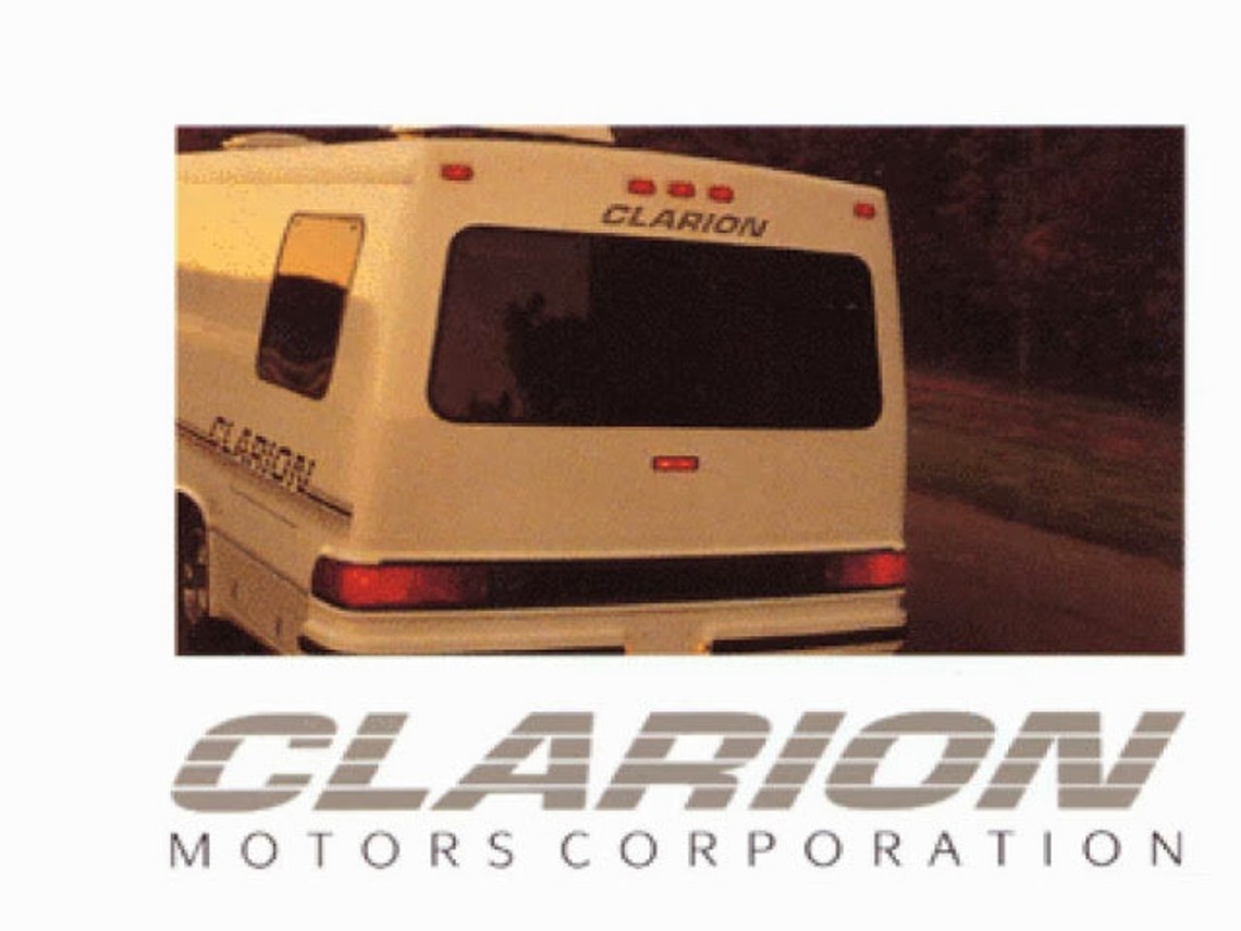 CLARION MOTORHOME Operations and Tech Manual - 525 Pages With RV A/c ...