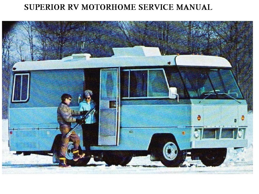 SUPERIOR MOTORHOME SERVICE Manuals 430pgs W/ Rv Furnace A/c Frig ...