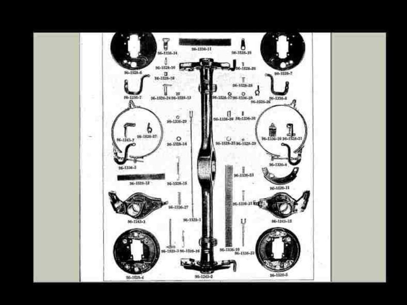 WILLYS-OVERLAND WHIPPET 96 Parts Manual - 165 Pages With Exploded ...