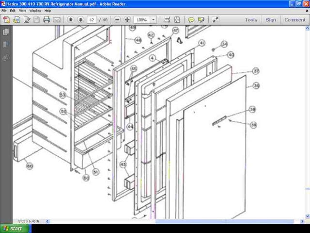 HADCO Motorhome RV Refrigerator Manual - 50 Pages for Camper Trailer ...