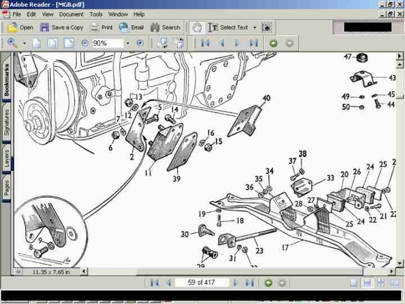 MGB MG Workshop & Parts Manuals - 850pgs With Service Competition and ...