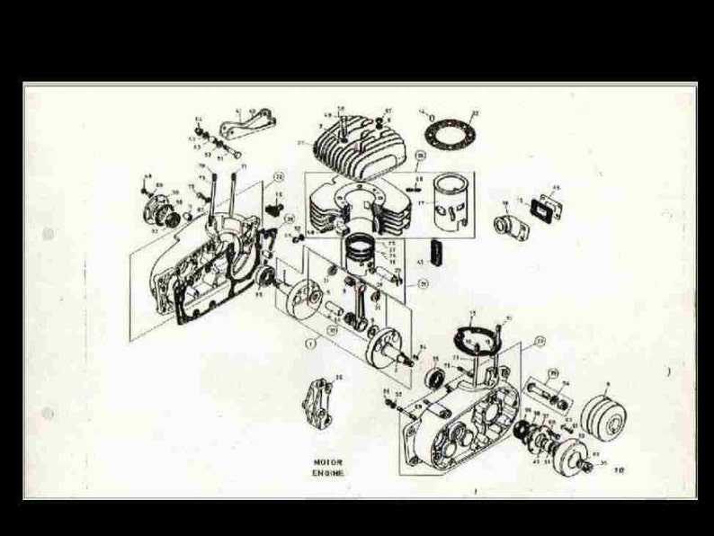 BULTACO Cemoto ALPINA Parts MANUAL - 100pg for Motorcycle Repair ...