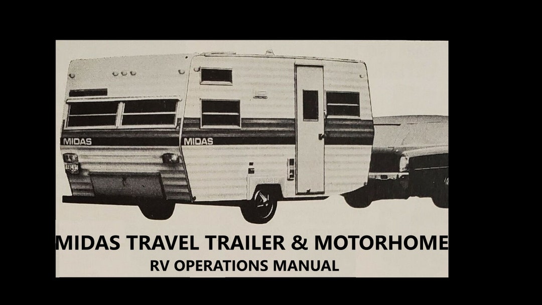 MIDAS Camper Motorhome Operations Manuals -320pg for Travel Trailer Rv ...