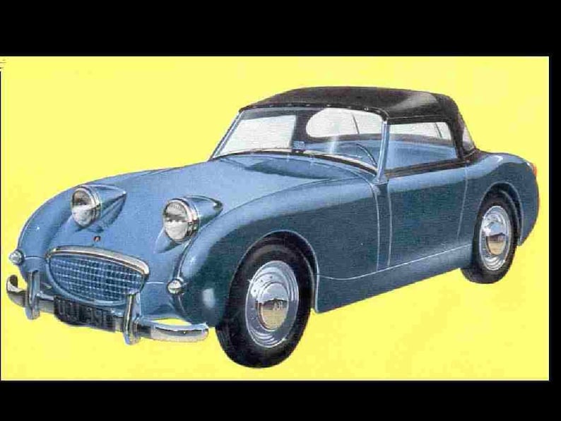 AUSTIN HEALEY Bug Eye Sprite Parts Manuals With Detailed Diagrams for ...