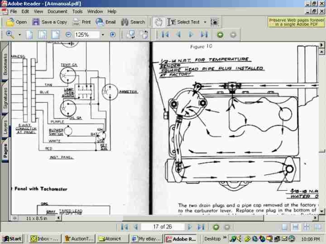 ATOMIC 4 BOAT ENGINE Manuals 100 Pages for Universal Marine Yacht Motor ...