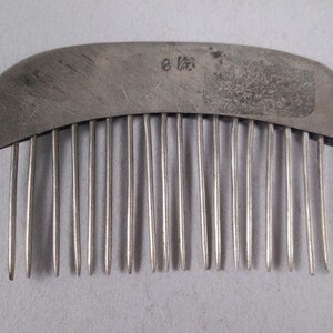 Antique Chinese Silver Small Hair Comb. Dragon Chasing Pearl Repousse ...