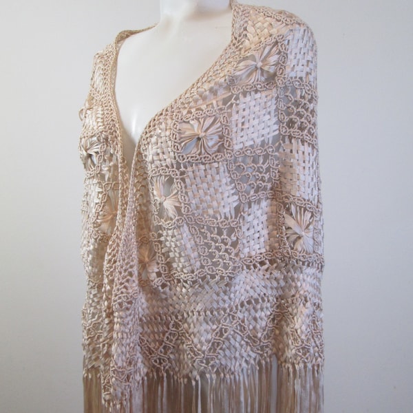 Macrame Shawl - Etsy