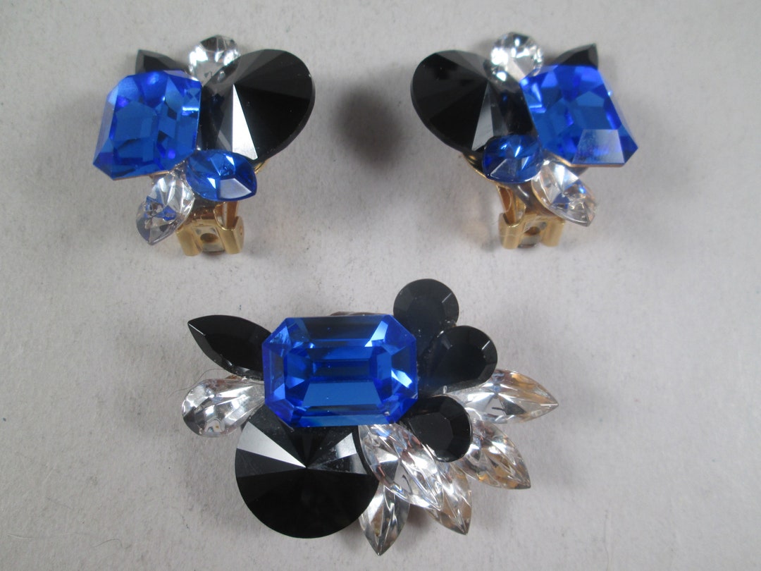 WENDY GELL "nelly" Earrings & Brooch Set . Made for Nordstrom in 1980s ...