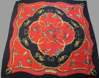 HERMES La Cle Des Champs Silk Scarf. Designed by Francoise - Etsy