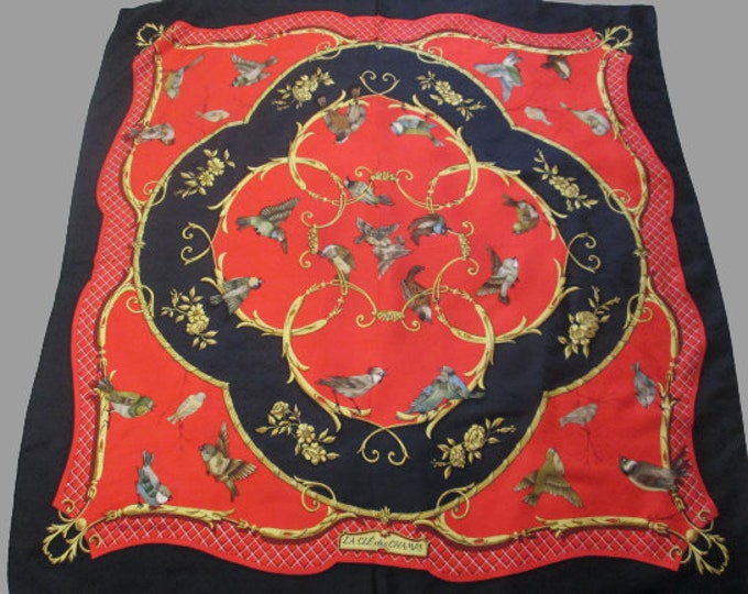 HERMES La Cle Des Champs Silk Scarf. Designed by Francoise Faconnet in 1965. Vintage Issue ...