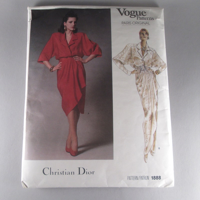 Vogue Christian Dior Patterns 1888 - Etsy