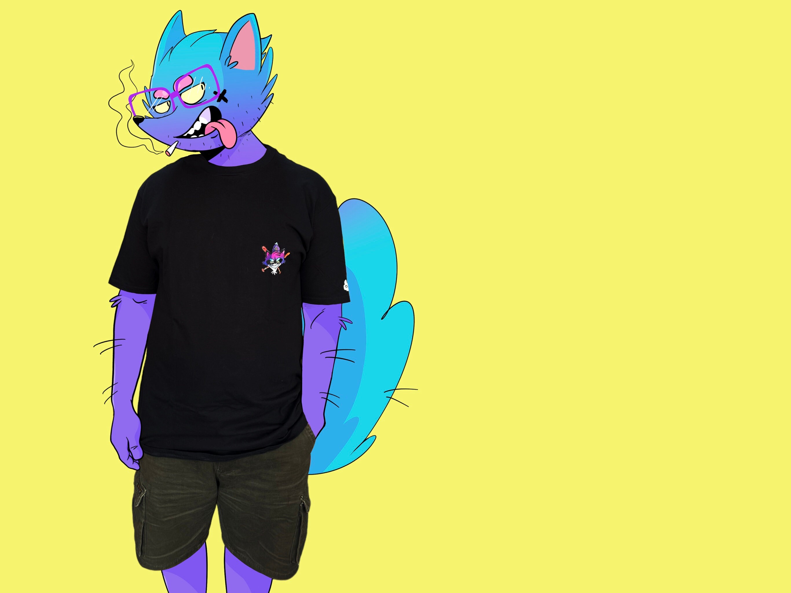 T-shirt FurryTrash by ArtyChikle Street Wear Furry Fandom - Etsy México