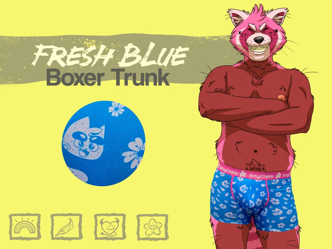 Fresh Blue Boxer Trunk by Artychikle |underwear | Undies | Boxer Trunk | Trunks | Fun | Colorful ...