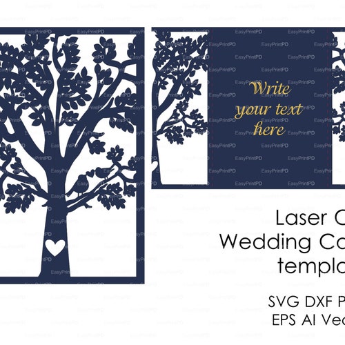 Wedding Invitation Svg Wedding Svg Wedding Card Cut File | Etsy